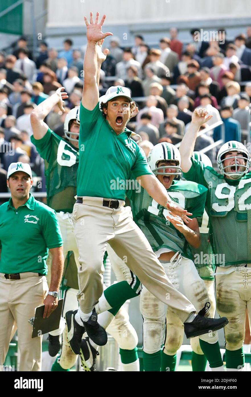 Exclusive!! Matthew McConaughey, center, portraying Marshall football ...