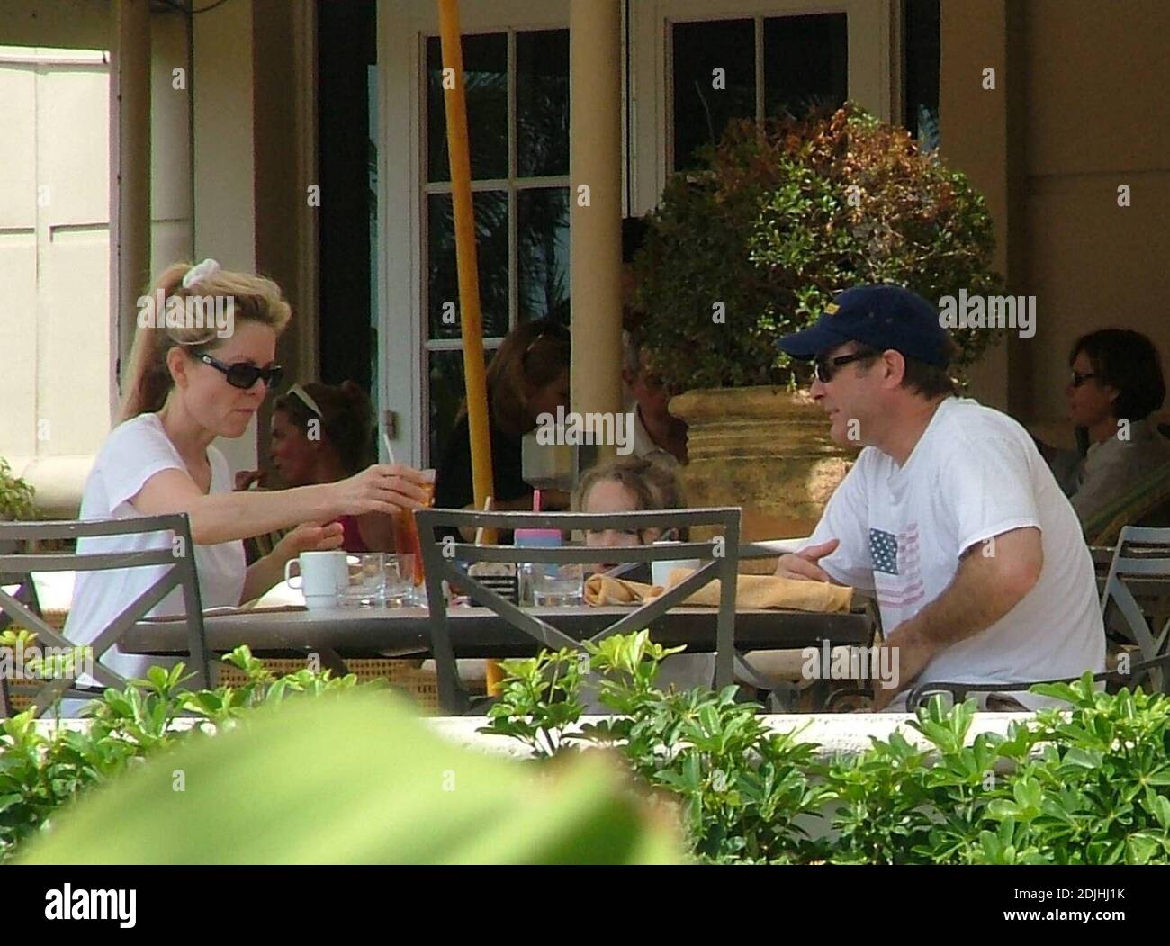Exclusive!! Country superstar Clint Black enjoys a day poolside with ...