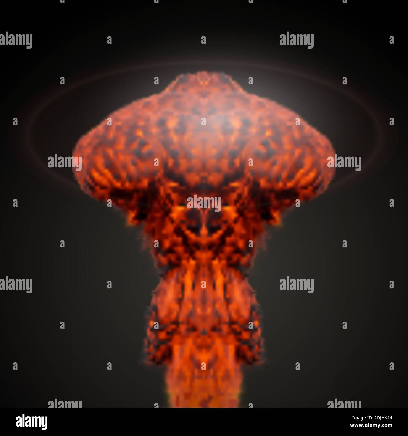 Nuclear explosion. Vector illustration eps10 Stock Vector Image & Art ...