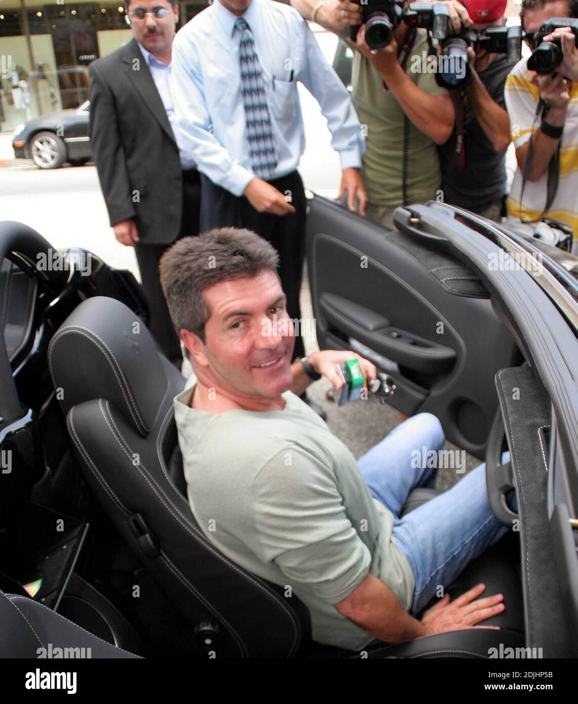 Simon Cowell is living the life of an American Idol as he leaves the ...