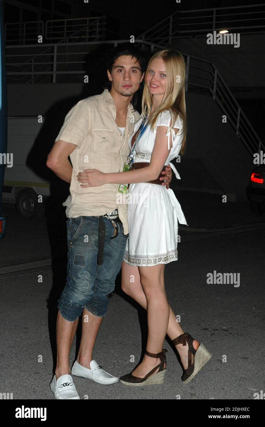 Russian entry Dima Bilan at the 2006 Eurovision Song Contest in Athens ...