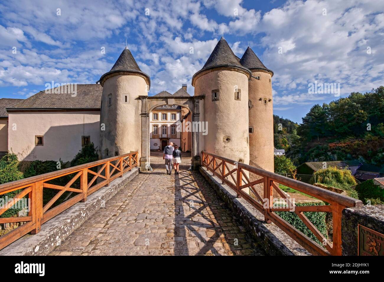 Bourglinster Castle, Bourglinster, Grand Duchy of Luxembourg Stock ...