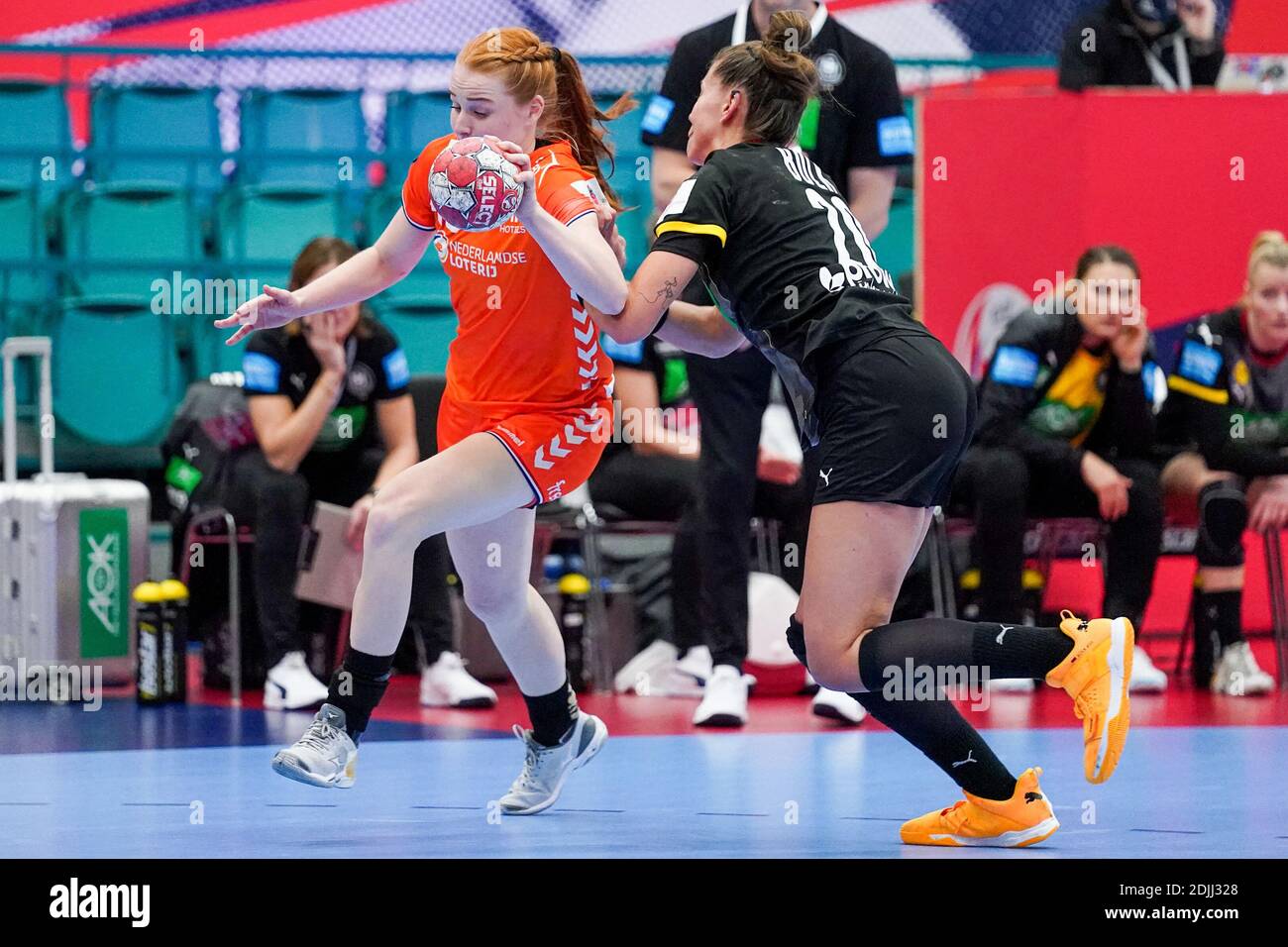 KOLDING, DENMARK - DECEMBER 14: Dione Housheer of Netherlands, Emily ...