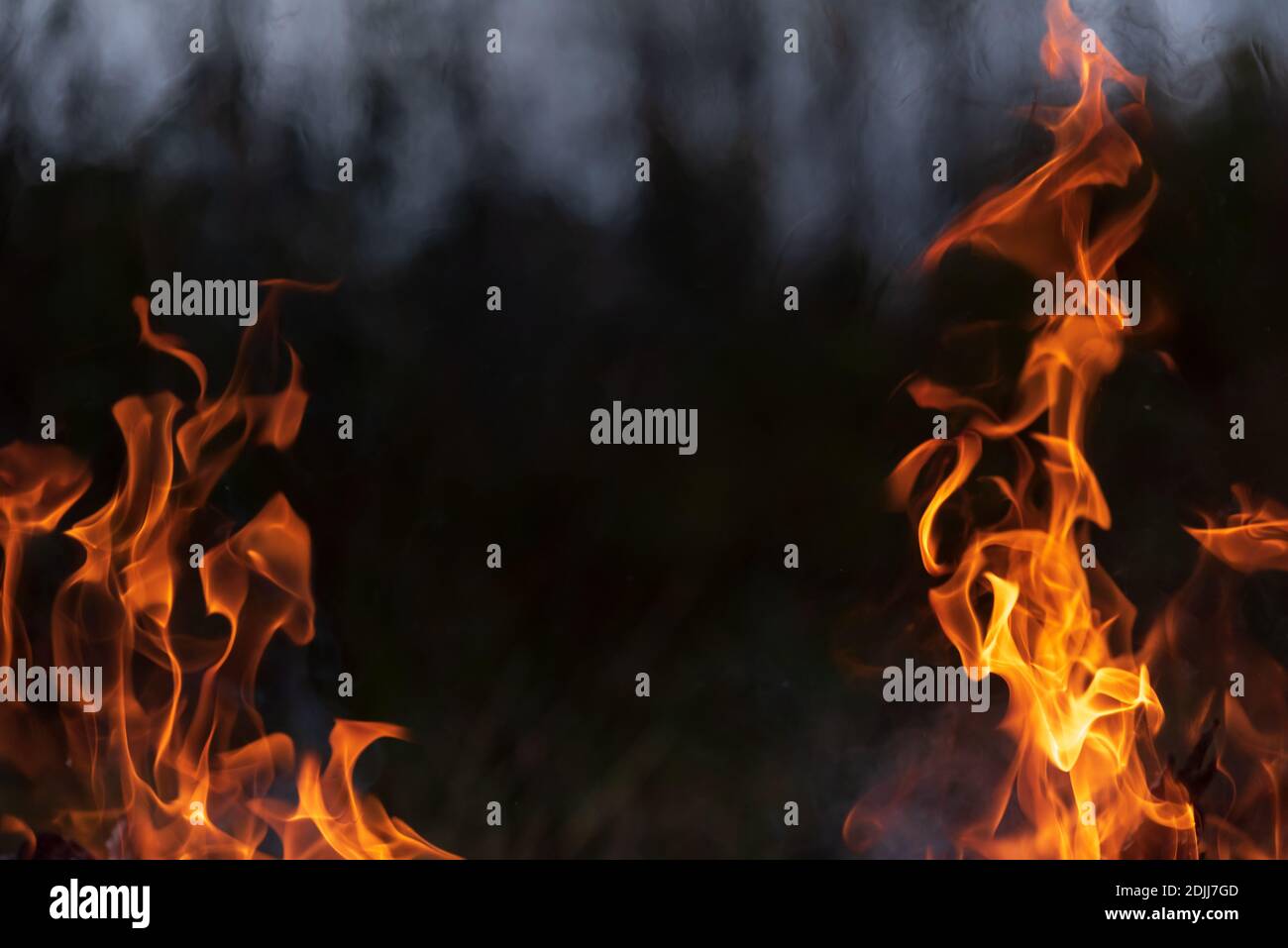 Fire flames, burning pile of cardboard and waste paper Stock Photo - Alamy