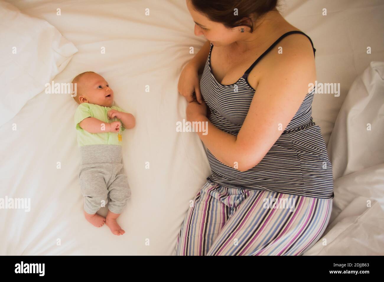 Unity of mother and her newborn baby Stock Photo - Alamy