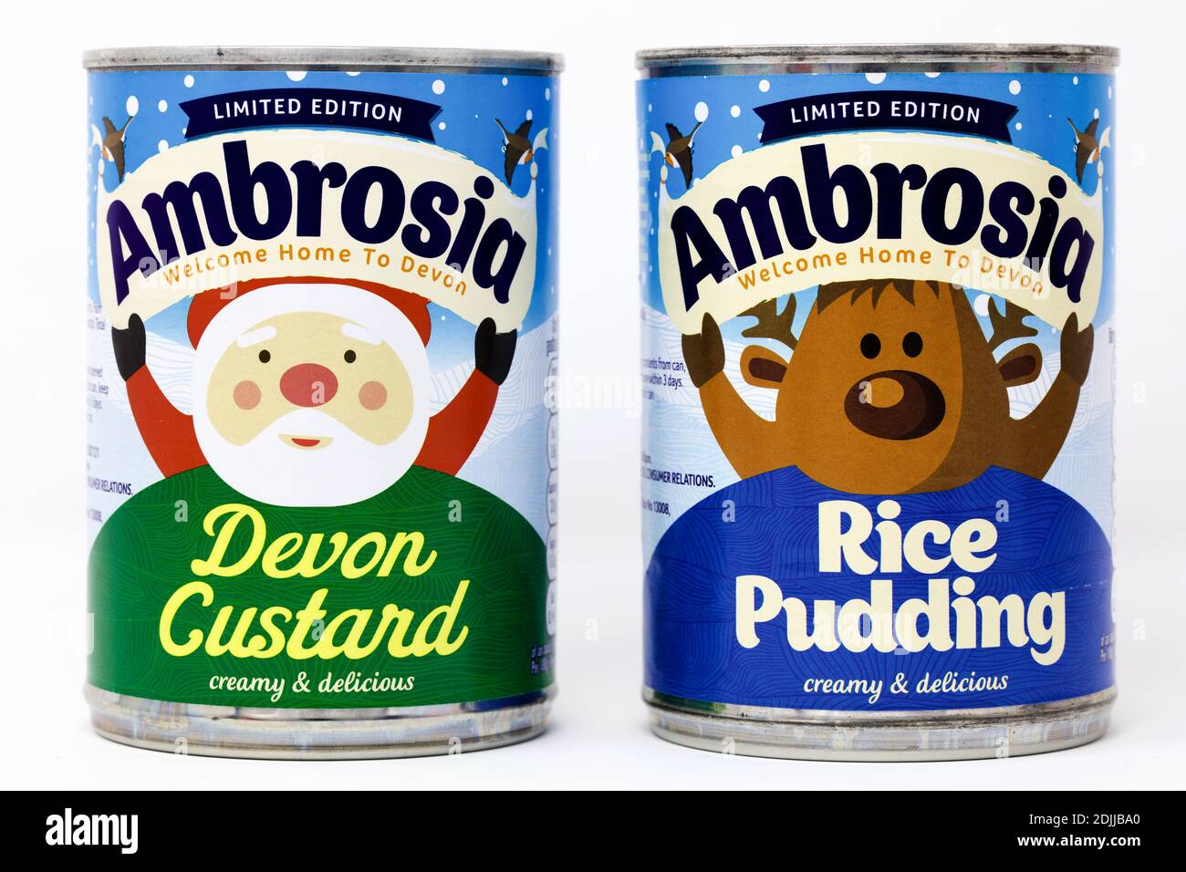 Ambrosia Limited Edition Devon Custard & Rice Pudding Stock Photo - Alamy