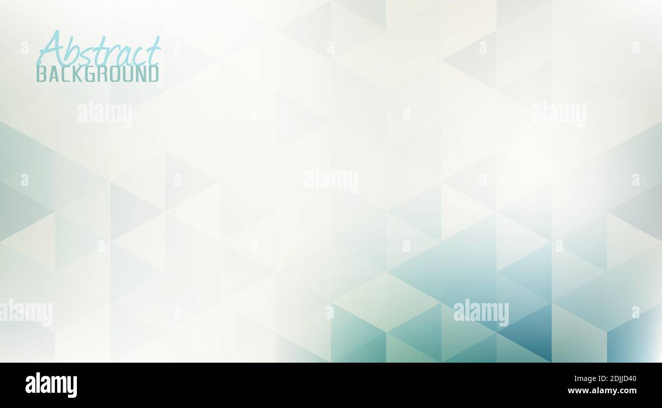 Simple abstract pale geometric pattern with green blue triangles on ...