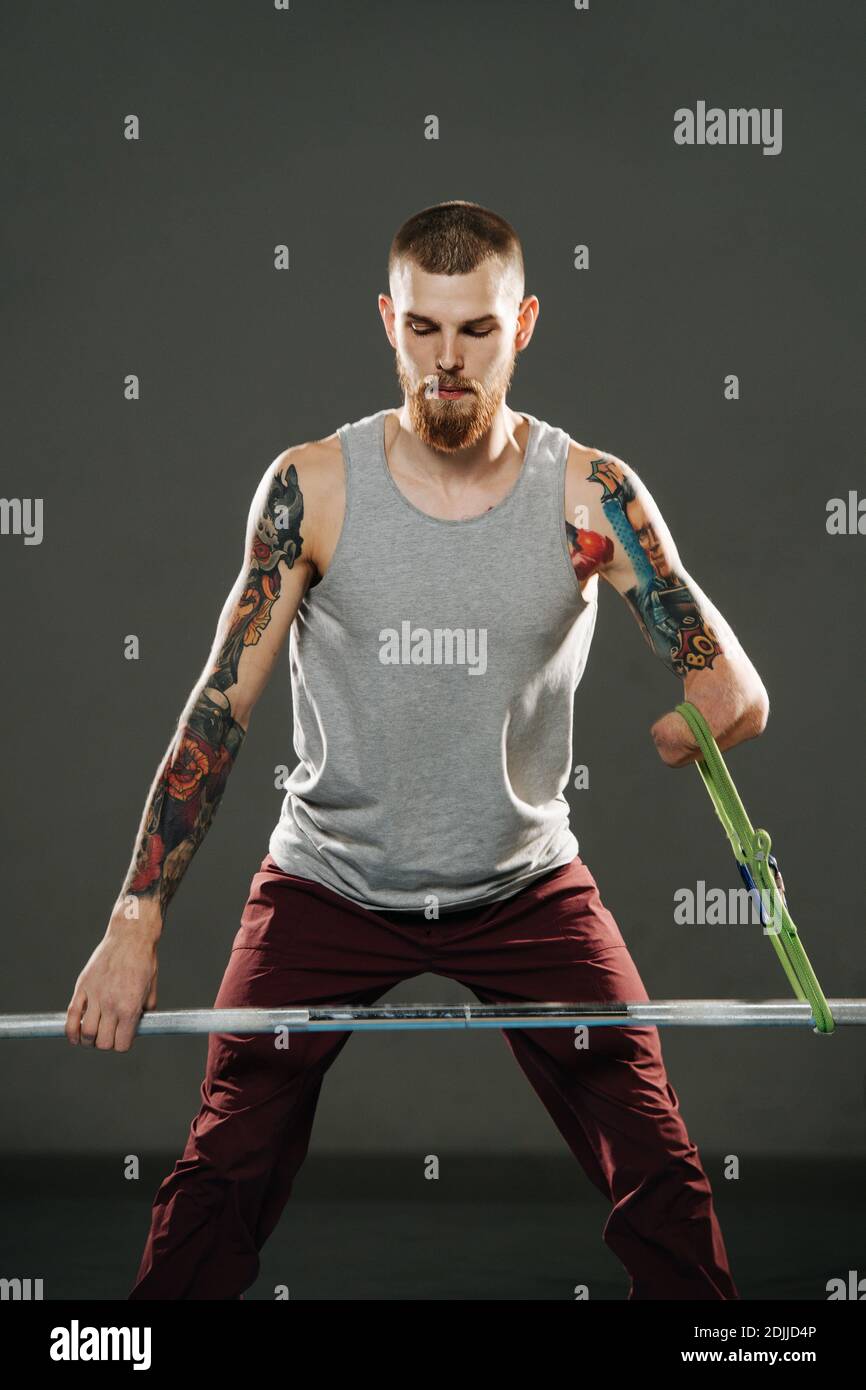 Armless disabled hi-res stock photography and images - Alamy