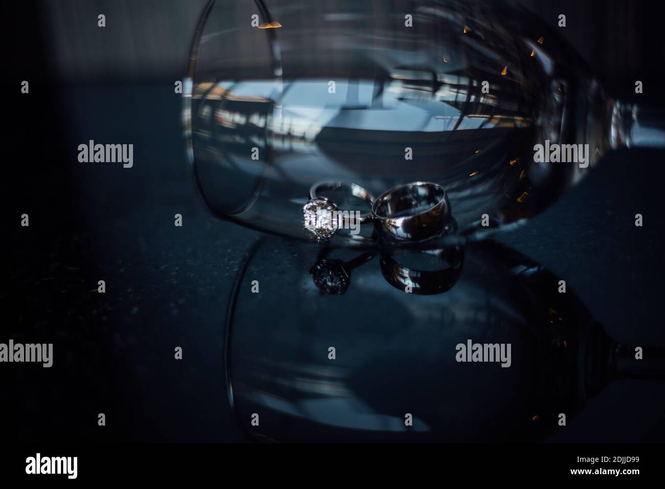 Drinking glass rings hi-res stock photography and images - Alamy