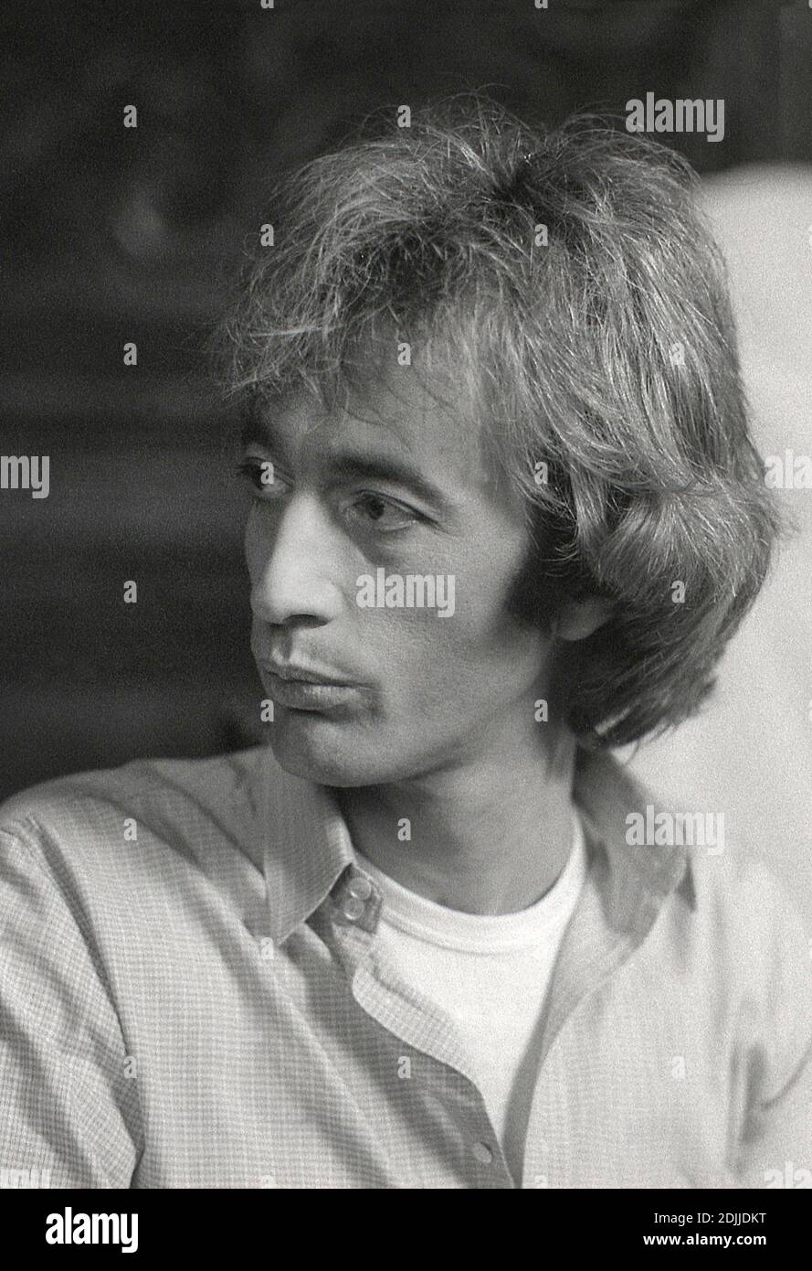 Robin Gibb making the video for his single release 'Juliet' 03/1983 ...