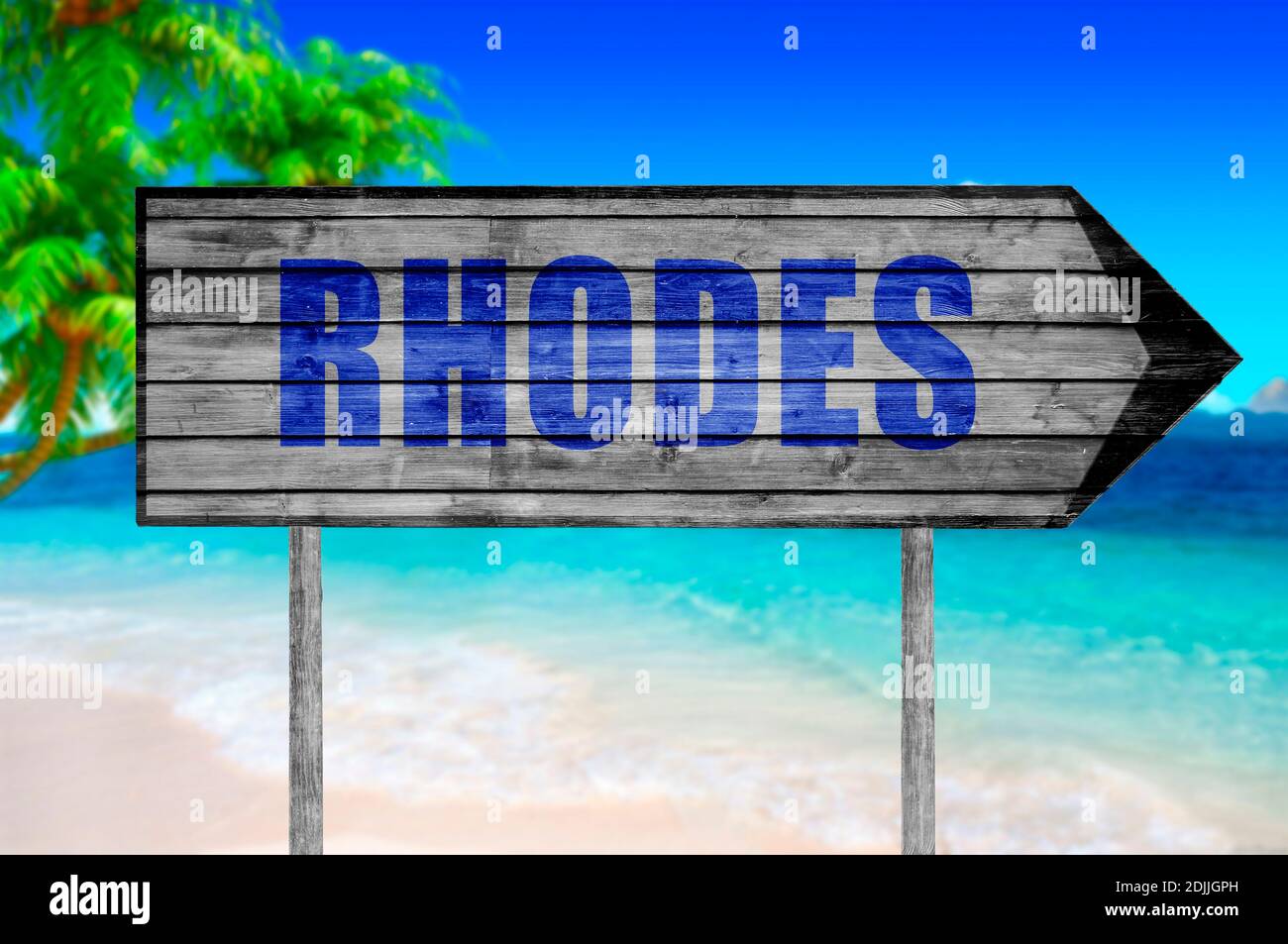 Tsambika bay rhodes greece hi-res stock photography and images - Alamy