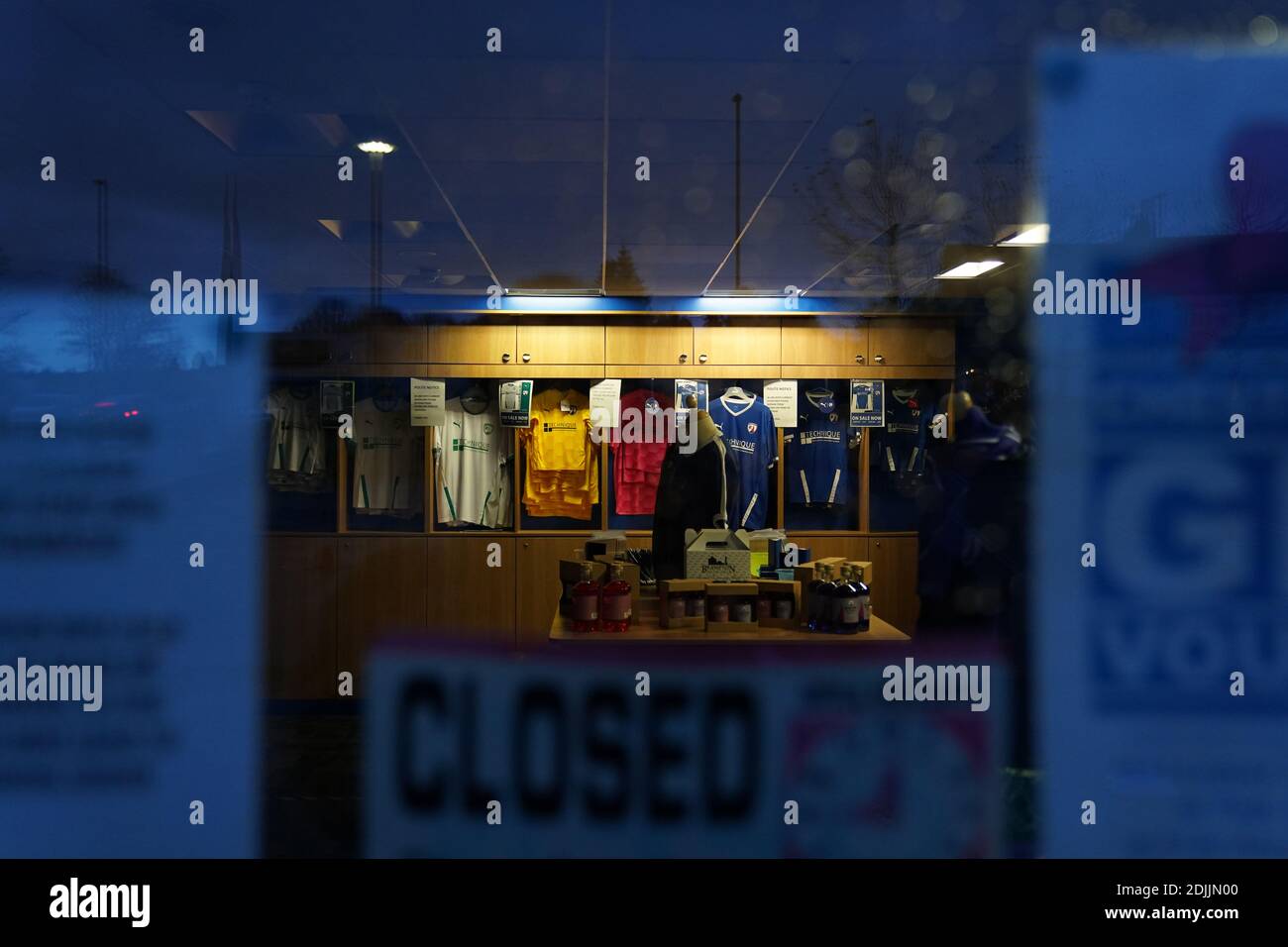 A general view of Chesterfield FC’s ground, the Technique Stadium Stock ...
