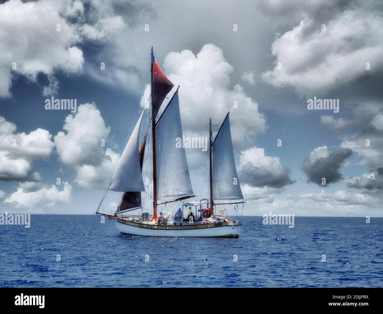 Sailboat near St. John Virgin Islands Stock Photo - Alamy
