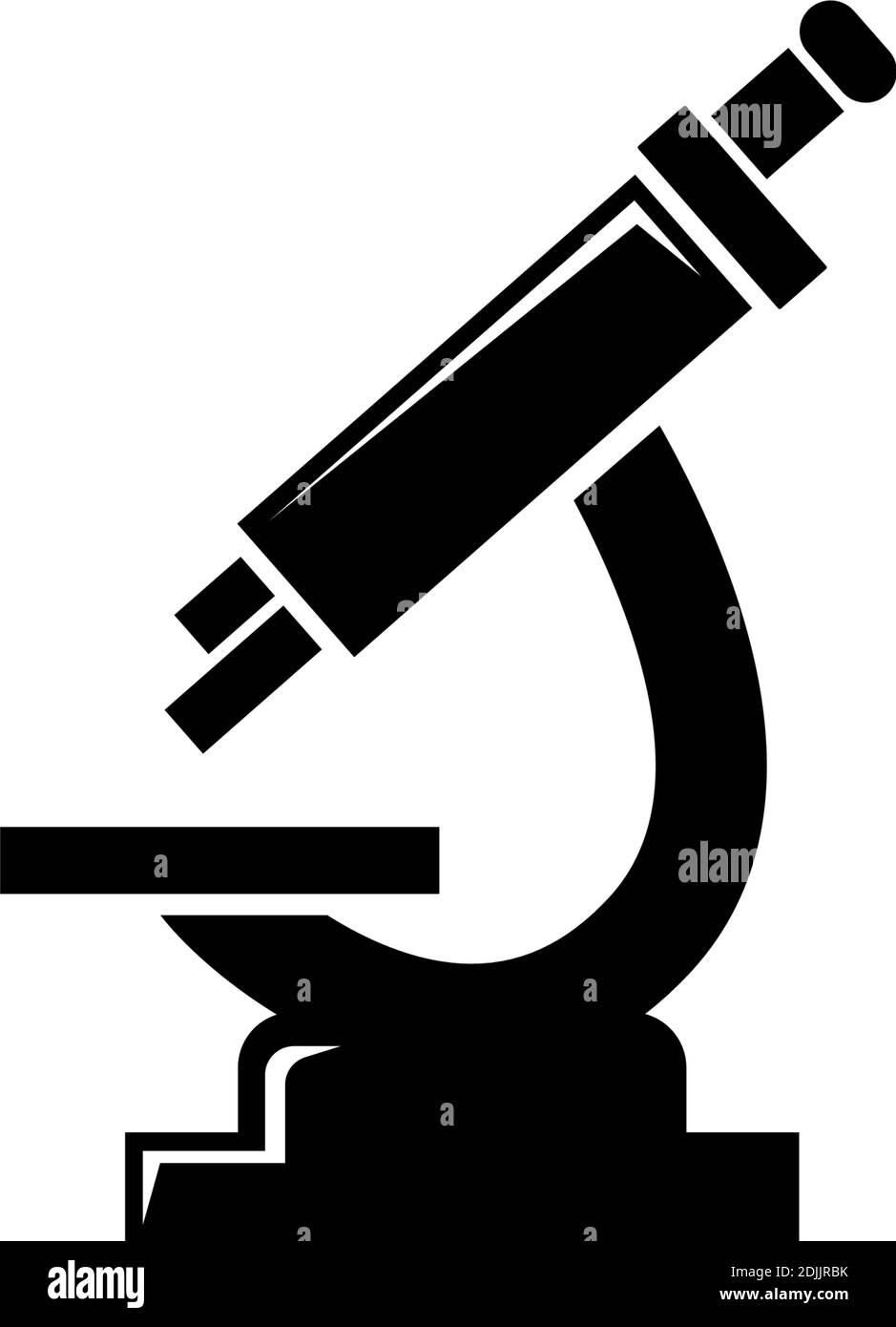 Laboratory Microscope, Research Tool. Flat Vector Icon illustration ...
