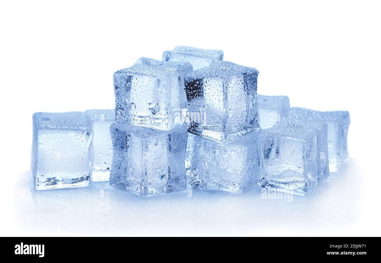 Ice cube block Cut Out Stock Images & Pictures - Alamy