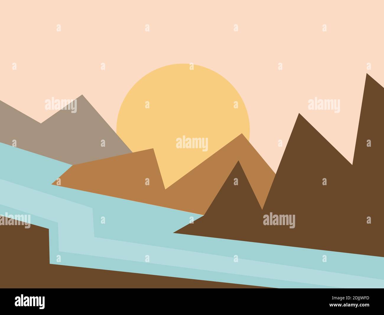 Mid water Stock Vector Images - Alamy