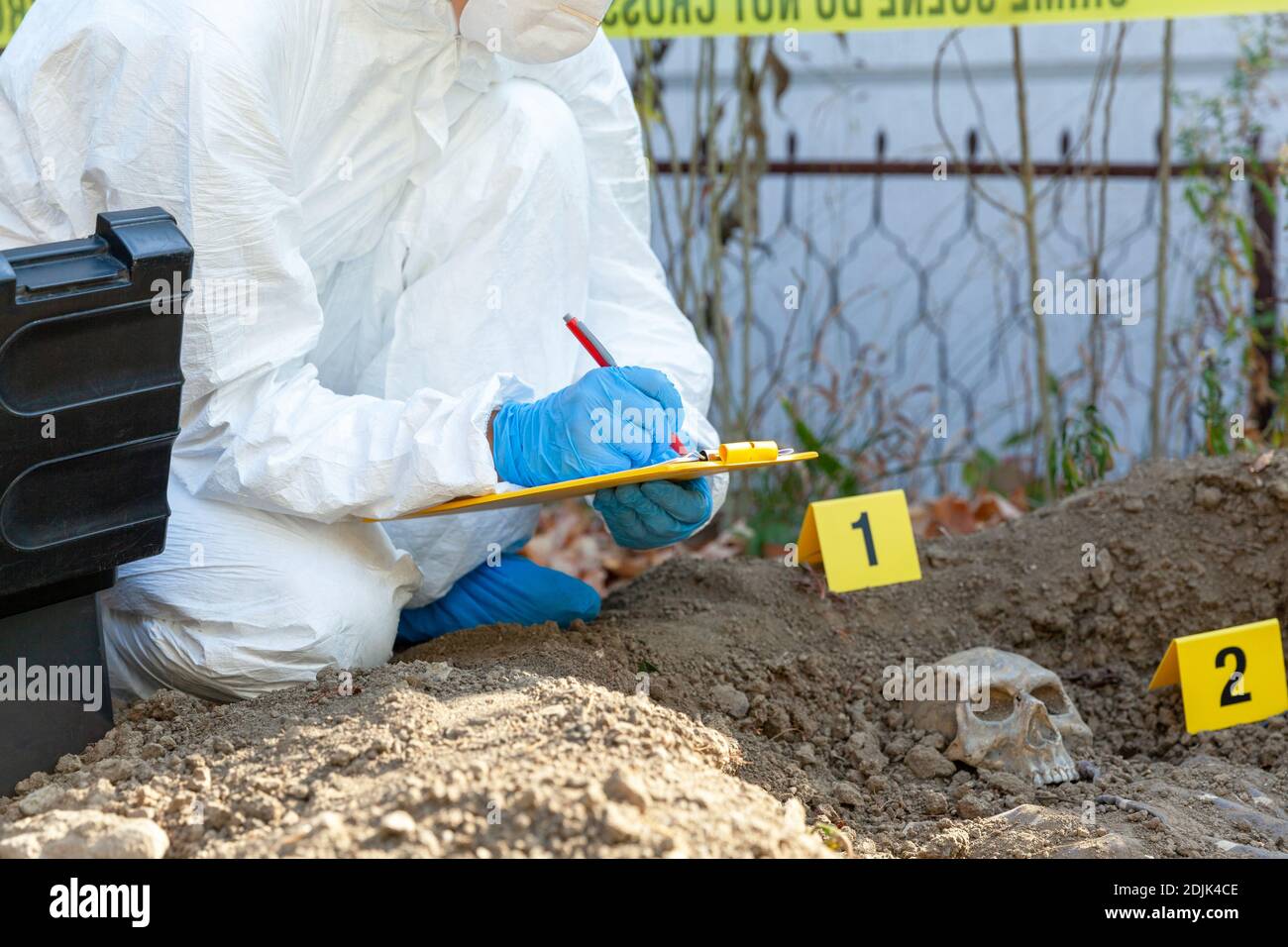Crime scene investigation. Forensic science specialist at work Stock Photo - Alamy