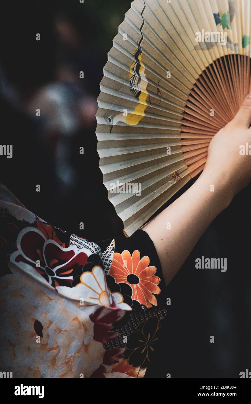 Japan hand fan hi-res stock photography and images - Alamy