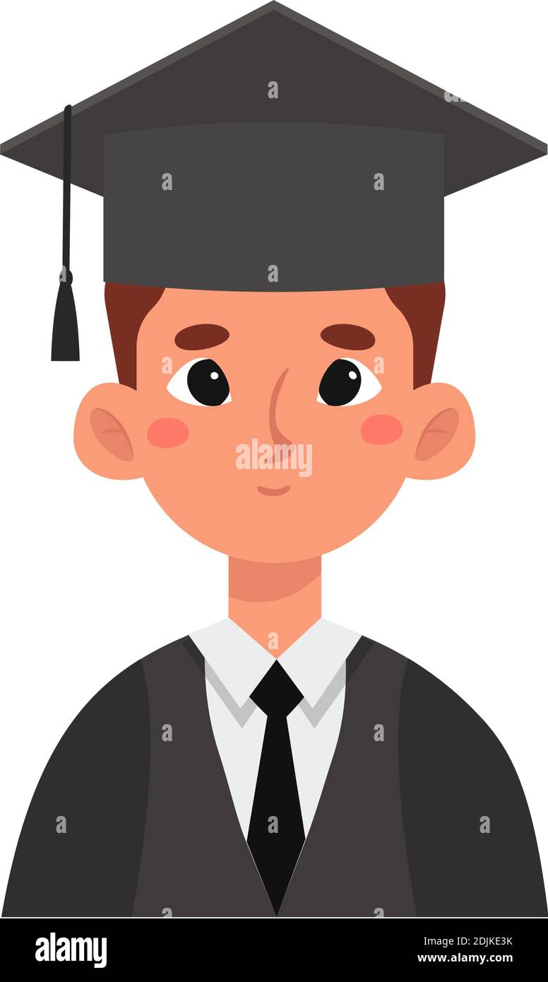Isolated graduate man professions jobs icon- Vector Stock Vector Image ...
