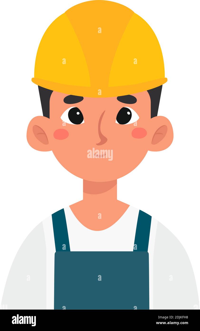 Isolated working man professions jobs icon- Vector Stock Vector Image ...