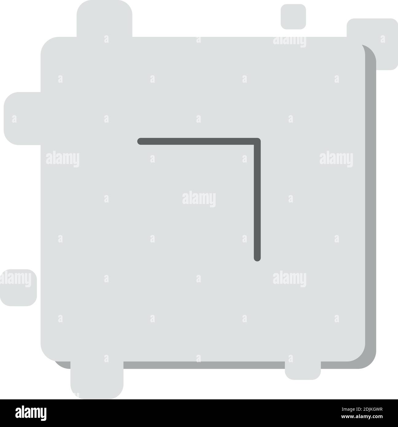 right vector icon modern simple vector illustration Stock Vector Image ...