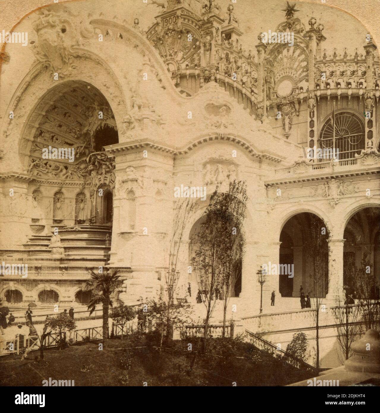 Palacio de la Electricidad. Author: Eugene Henard. Edmond Paulin Stock ...