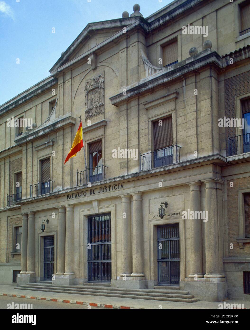 EXTERIOR. Location: COURTHOUSE. Valladolid. SPAIN Stock Photo - Alamy