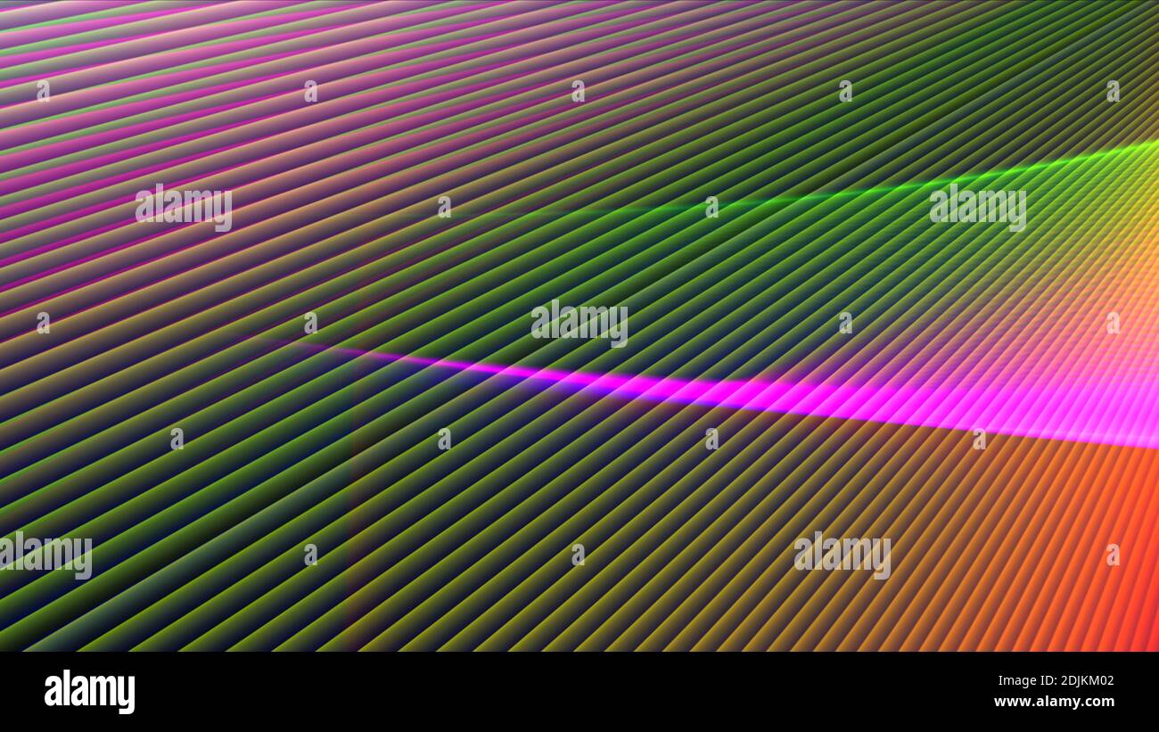 colorful geometric bright lines of abstract background, 3D rendering ...