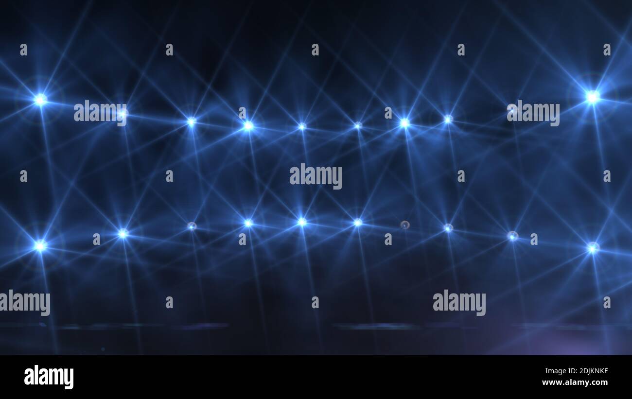 Bright stadium arena lighting spotlight 3d illustration render Stock ...