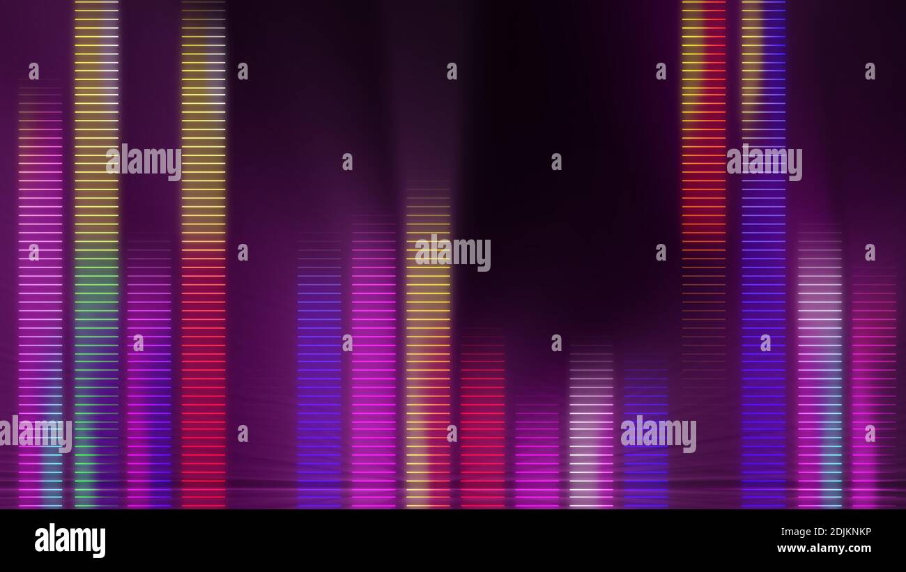 levels vu audio led level meter light Stock Photo - Alamy