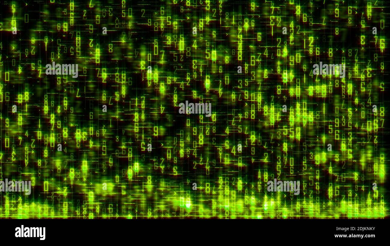 Abstract background, digital data matrix light illustration Stock Photo ...