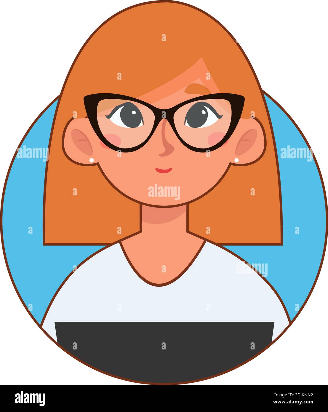 Isolated secretary woman professions jobs icon logo- Vector Stock ...