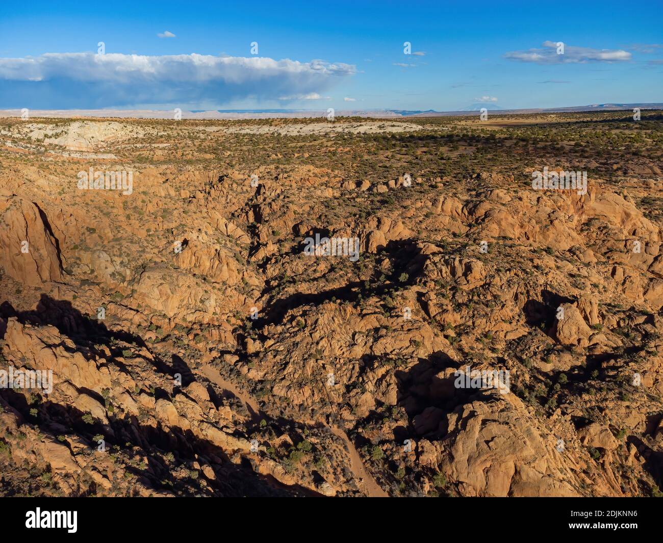 Aerial view of the Beautiful landscape around Vermilion Cliffs National ...