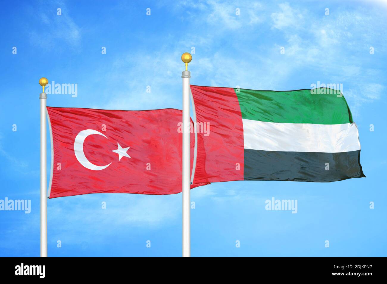 Emirates turkey flag hi-res stock photography and images - Alamy