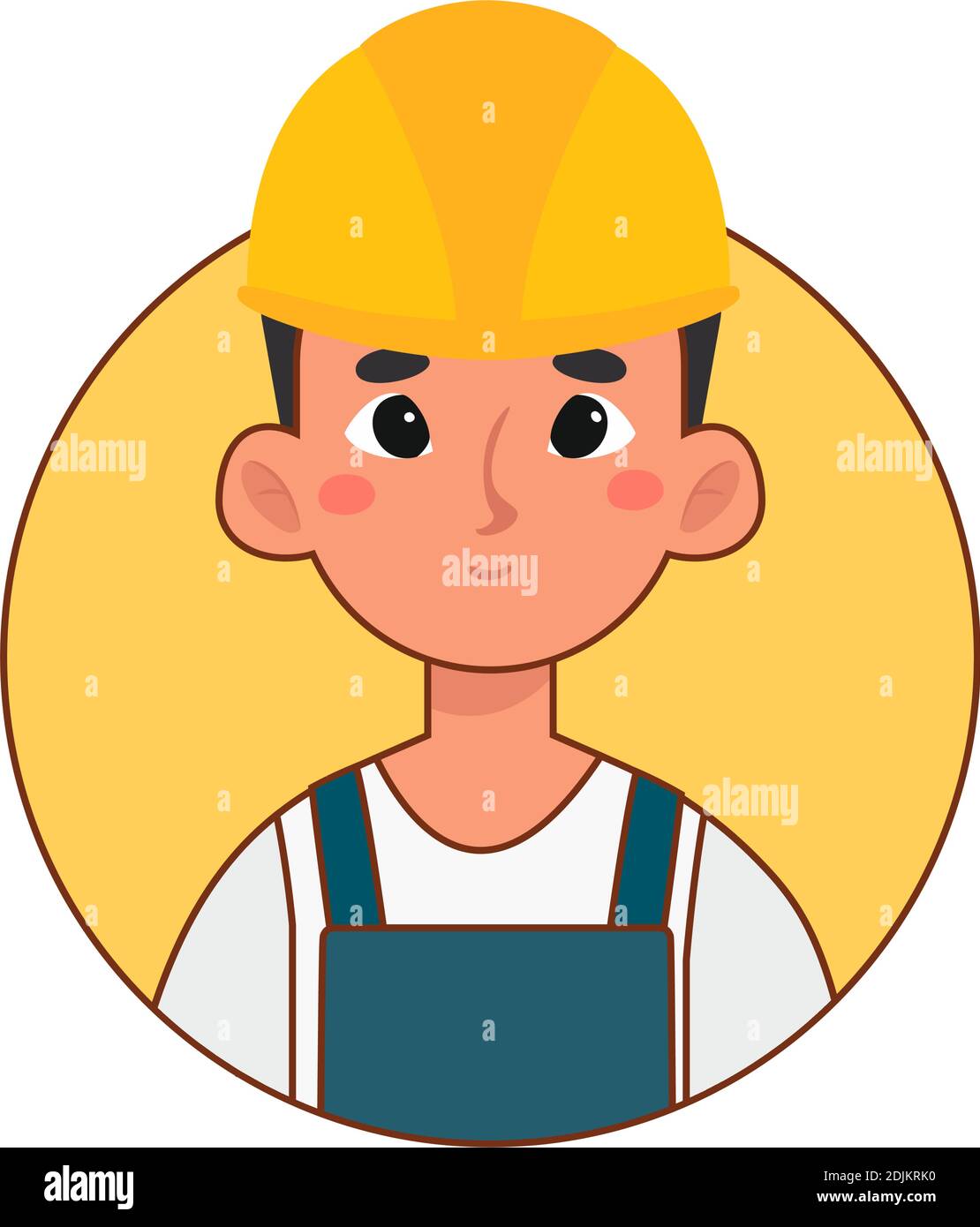 Isolated engineer man professions jobs icon logo - Vector Stock Vector ...