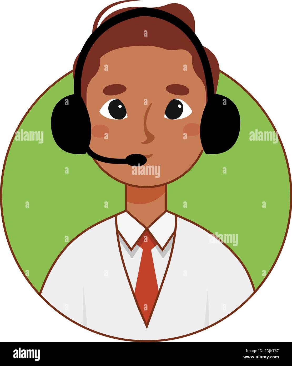 Isolated employee man professions jobs icon logo - Vector Stock Vector ...