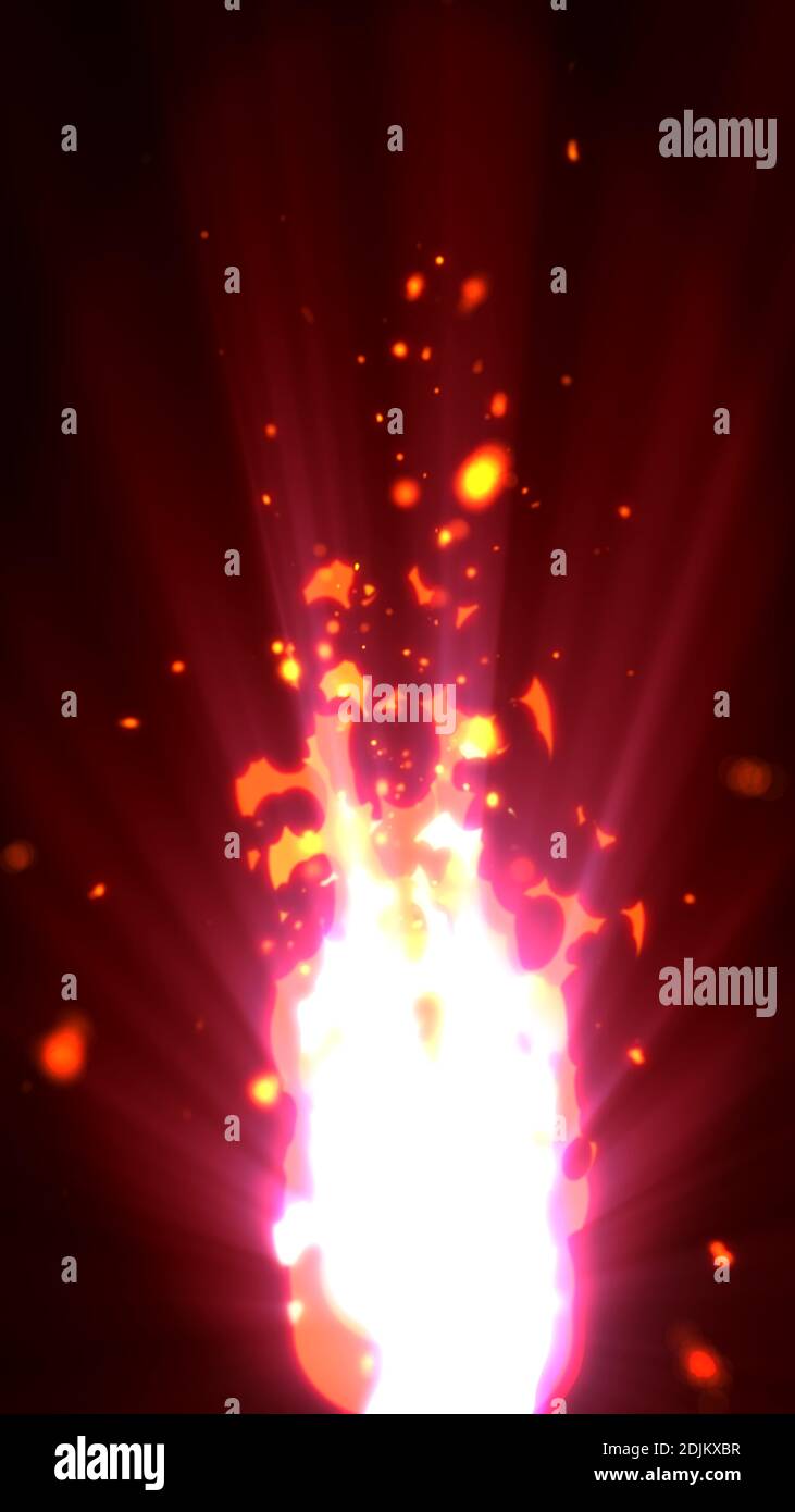 yellow Fire flame isolated on background illustration Stock Photo - Alamy