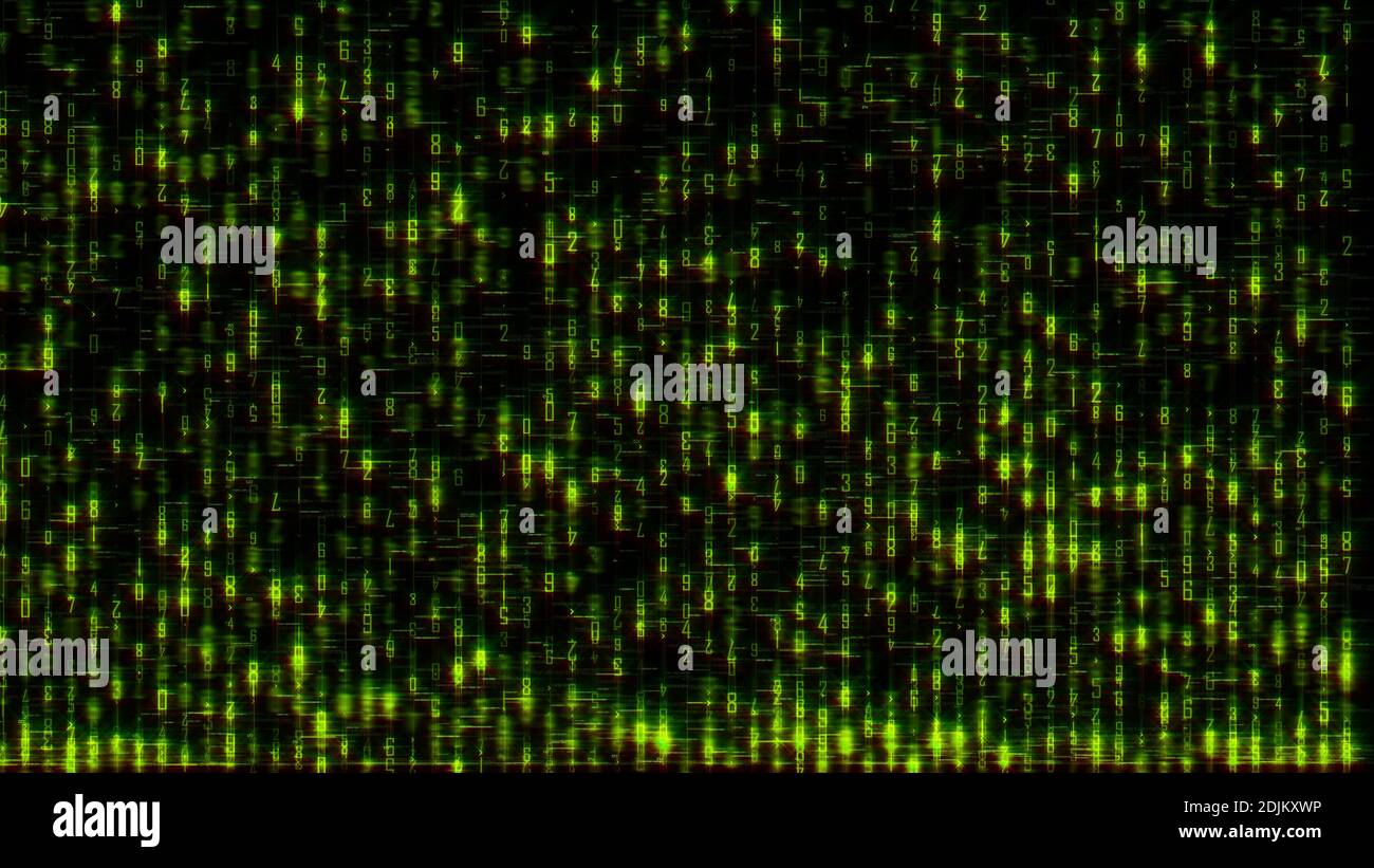 Abstract background, digital data matrix light illustration Stock Photo ...