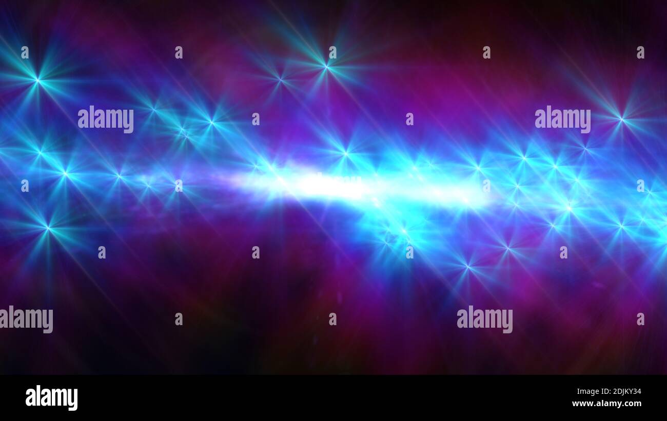 light lens ray dust in space illustration Stock Photo - Alamy