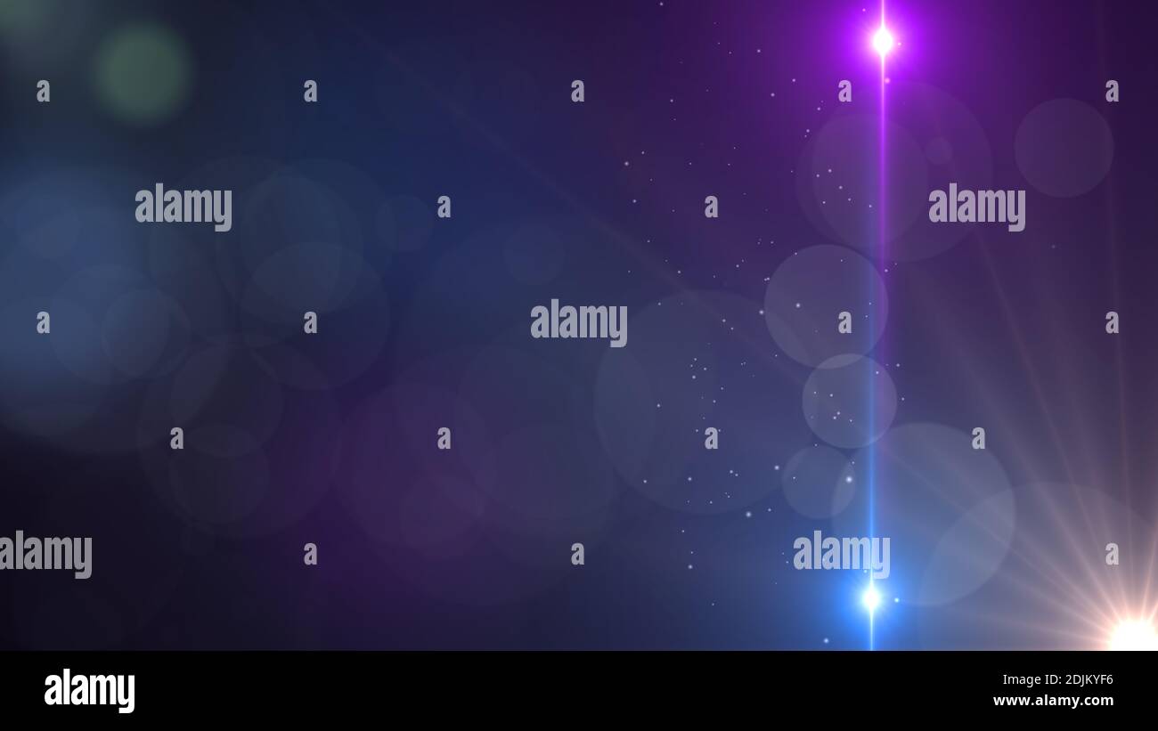 abstract stars lens light in space, illustration Stock Photo - Alamy