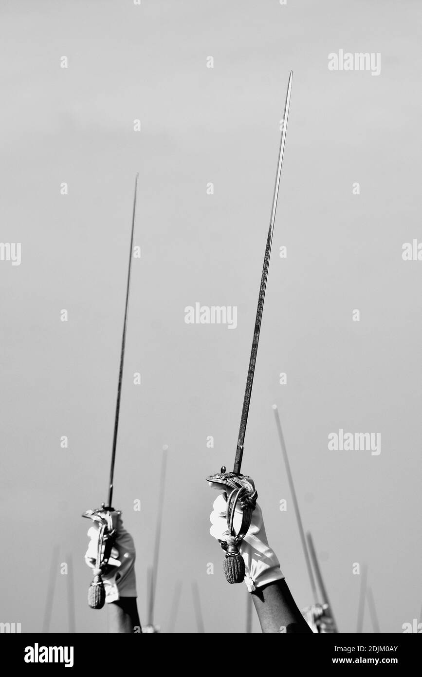 Honor Guard Holding Weapon Day High Resolution Stock Photography and ...