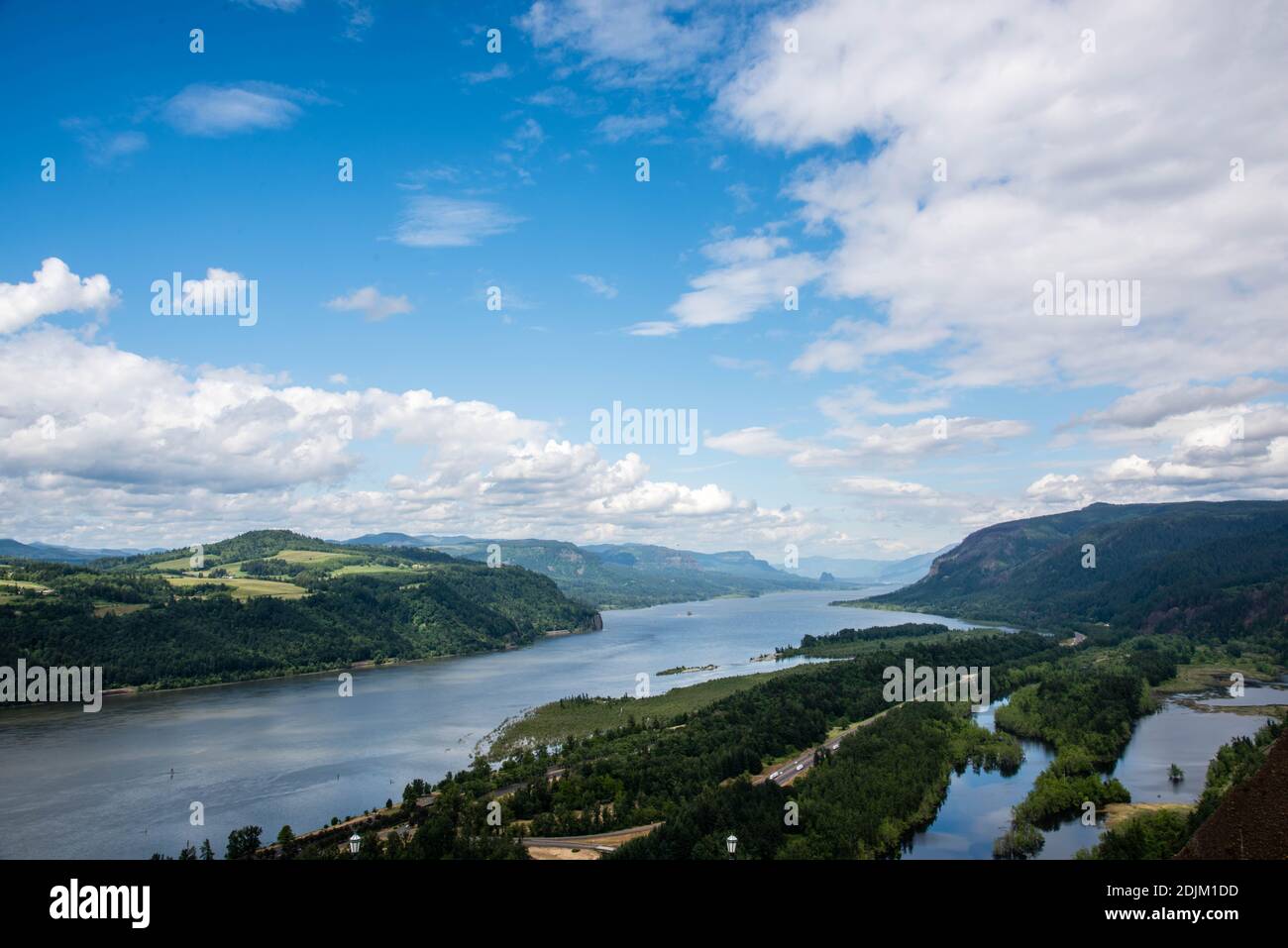 Scenic water view in Oregon Stock Photo - Alamy