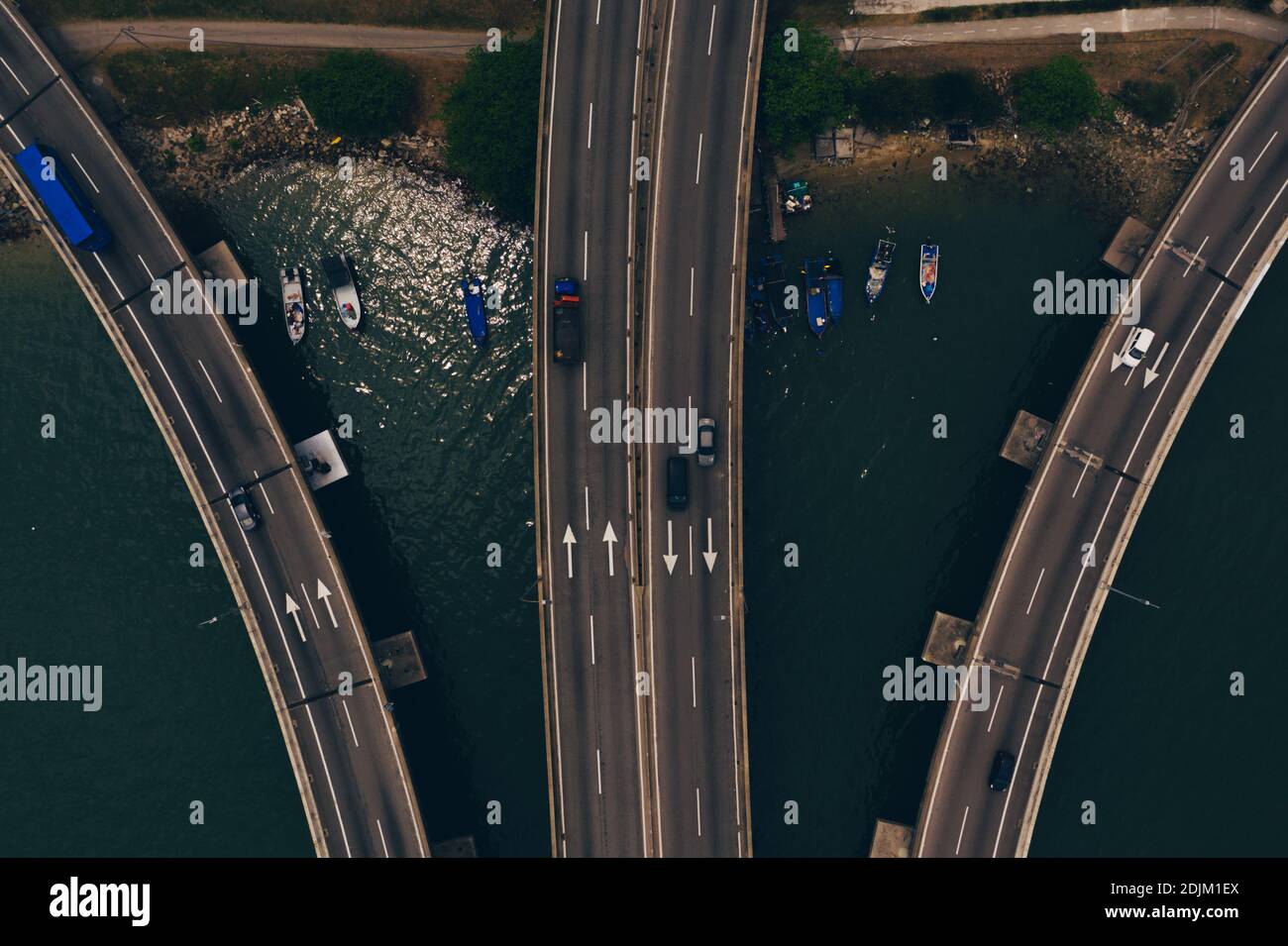 Penang bridge aerial hi-res stock photography and images - Alamy