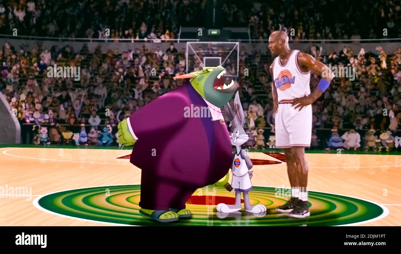 USA. Michael Jordan in a scene from ©Warner Bros. film : Space Jam ...