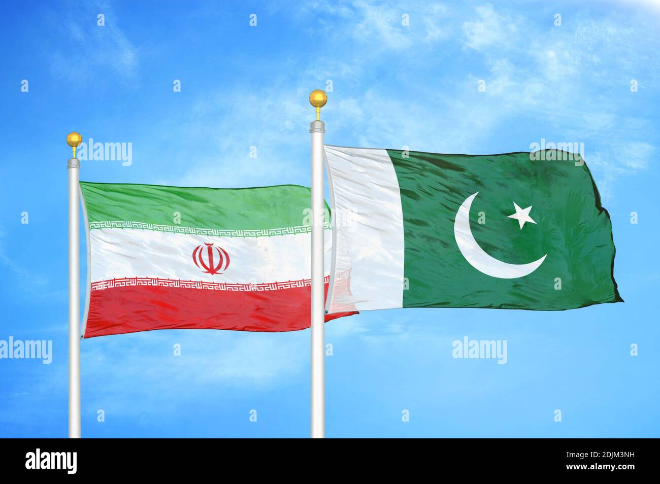 Pakistan iran flag hi-res stock photography and images - Alamy