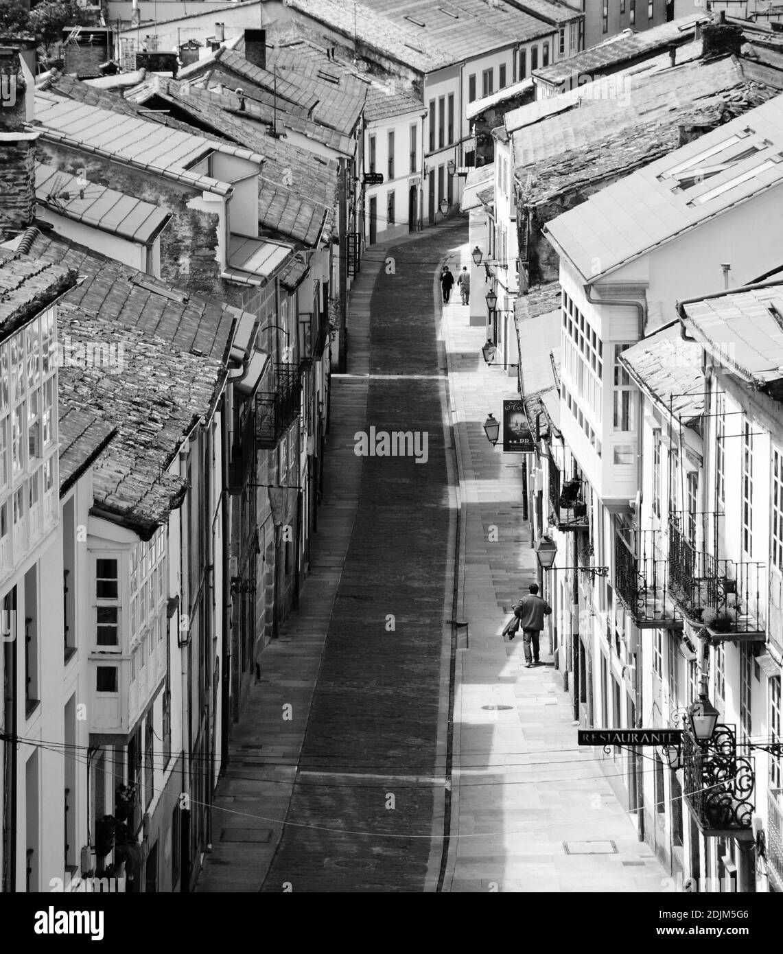 Narrow Angle View Black and White Stock Photos & Images - Alamy
