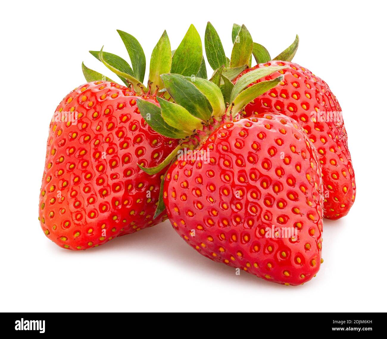 strawberry path isolated on white Stock Photo - Alamy