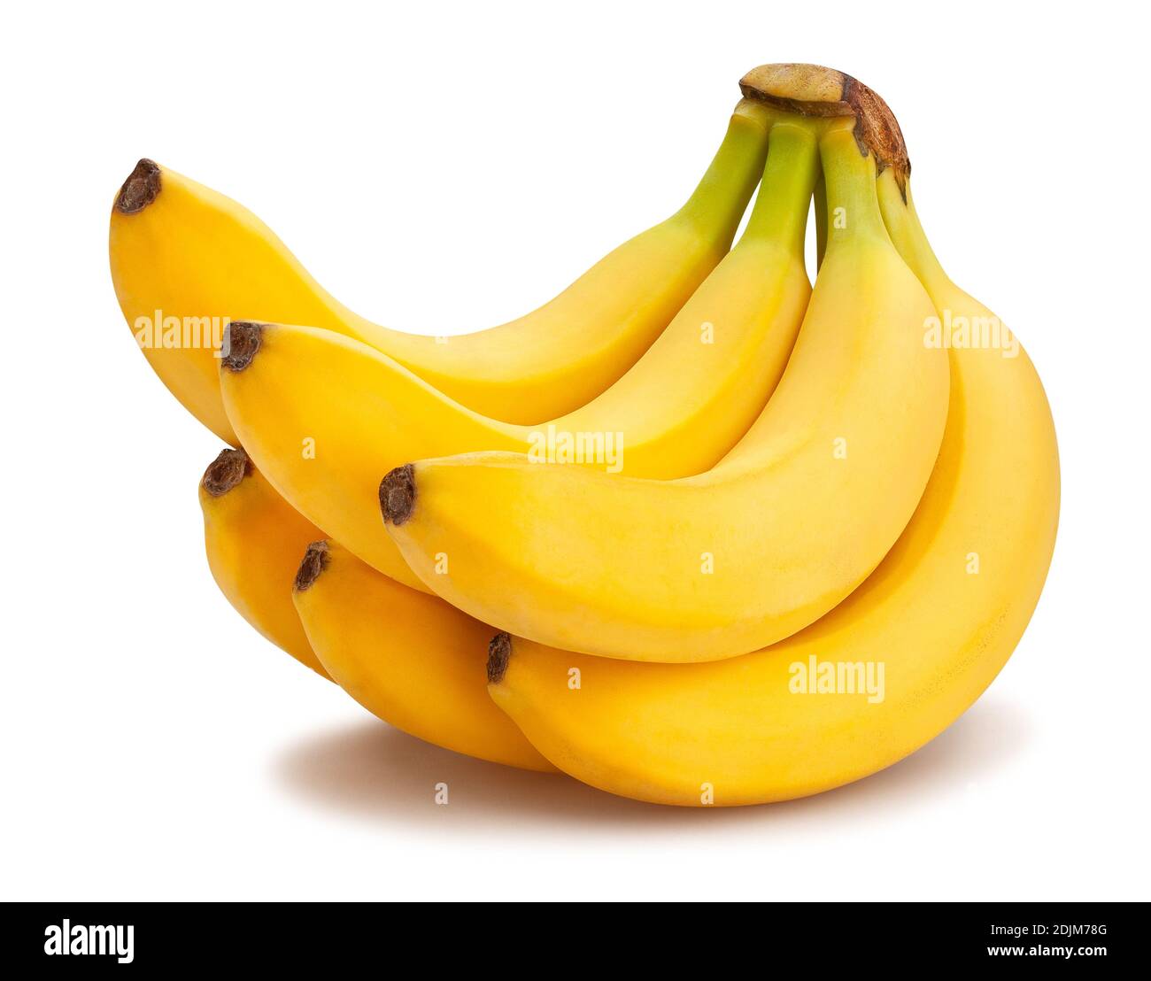 banana bunch path isolated on white Stock Photo - Alamy