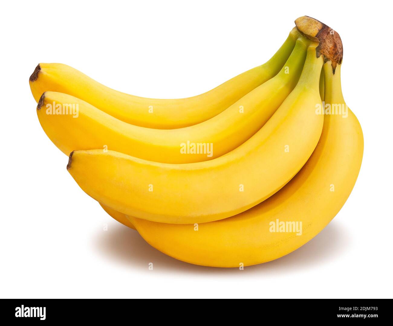 banana bunch path isolated on white Stock Photo - Alamy