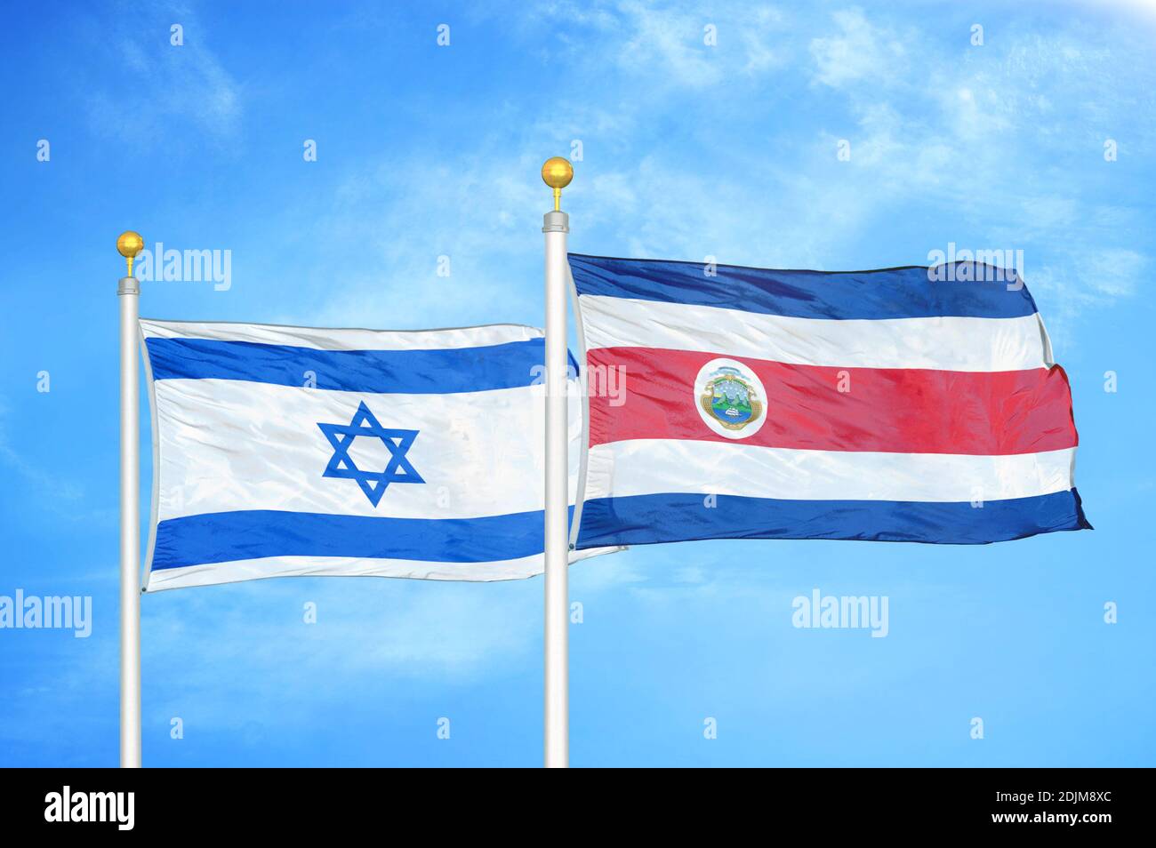 Costa rica israel flag hi-res stock photography and images - Alamy